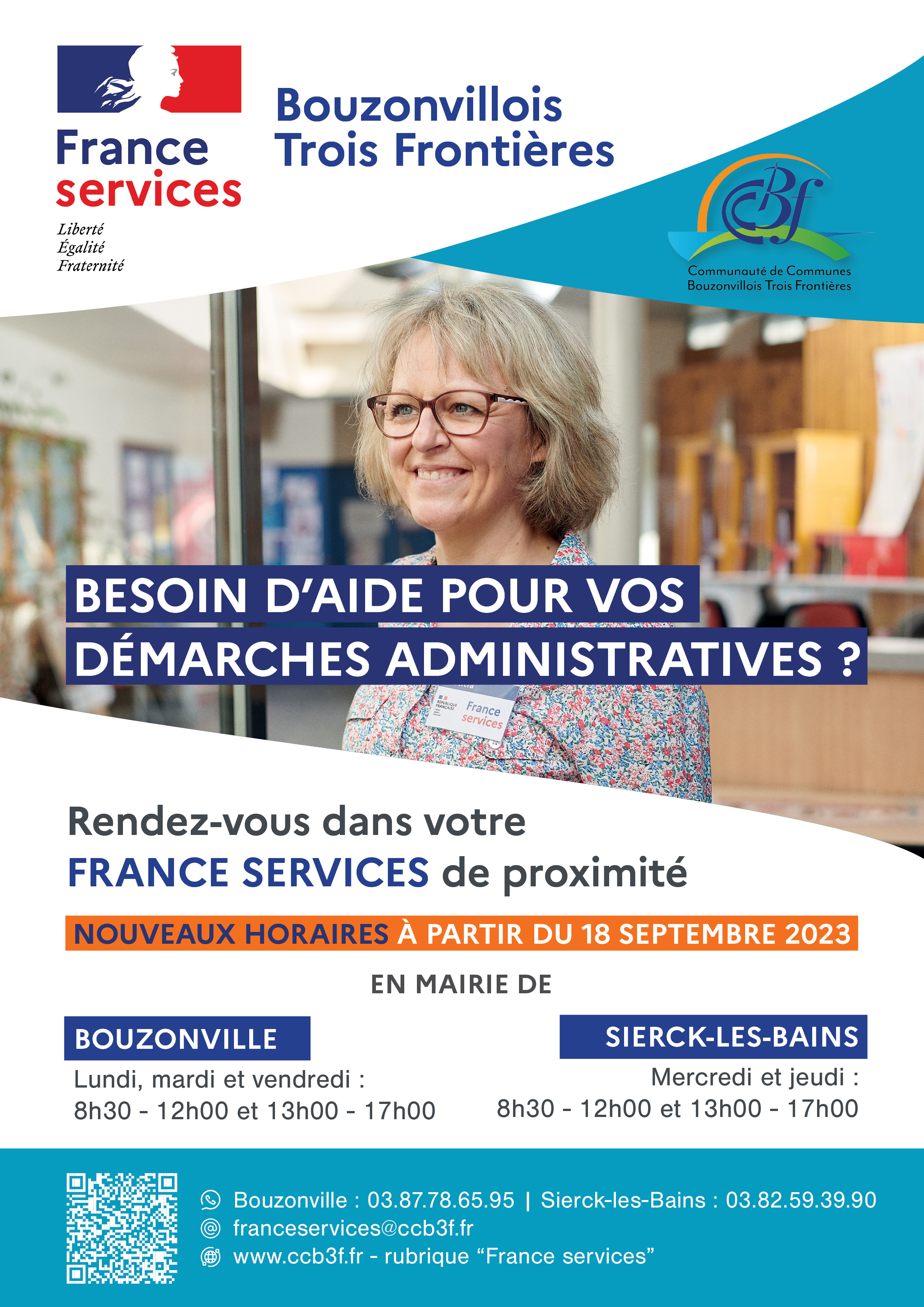 De nouveaux horaires pour France services - Ville de Bouzonville | Place du Général de Gaulle ...